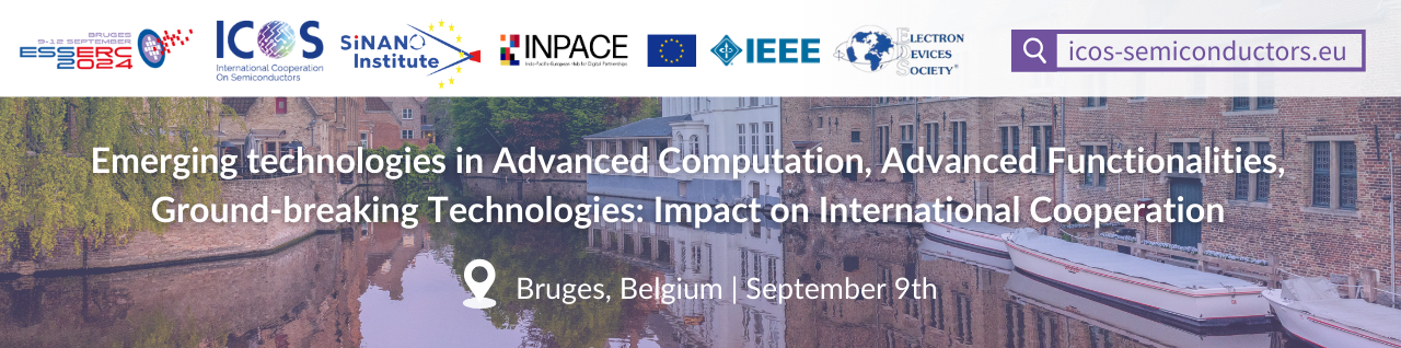 New workshop - September 9th in Bruges, Belgium - ICOS Semiconductors