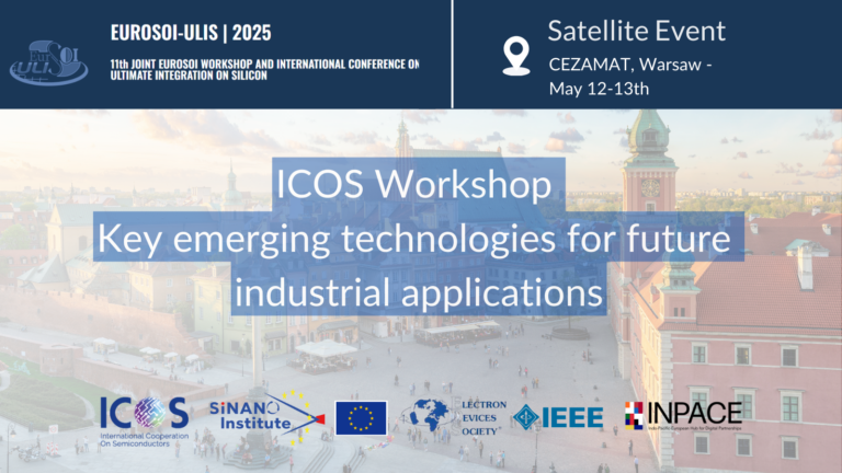 ICOS Workshop Key Emerging Technologies for future Industrial ...