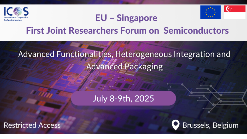 EU-Singapore First Semiconductor Researchers Forum - ICOS Semiconductors