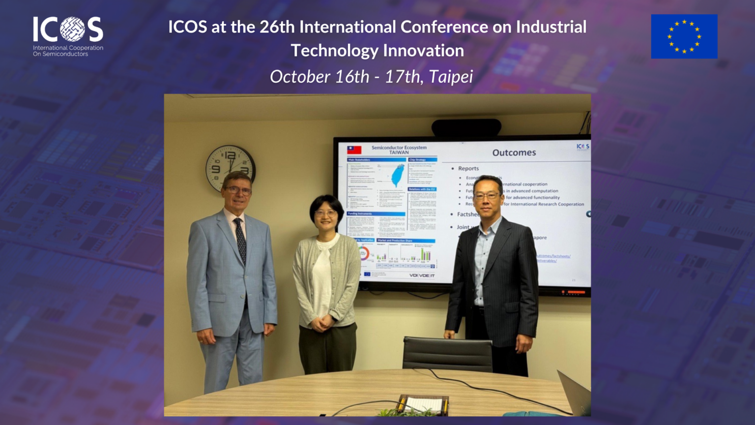 ICOS at the 26th International Conference on Industrial Technology ...